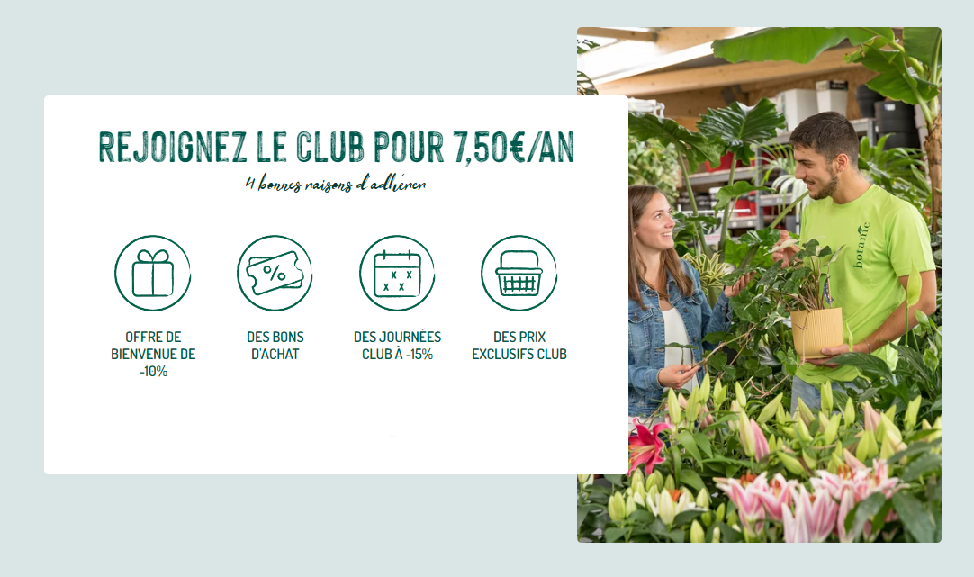 Quels sont les avantages du programme de fidélité le Club ? – botanic®